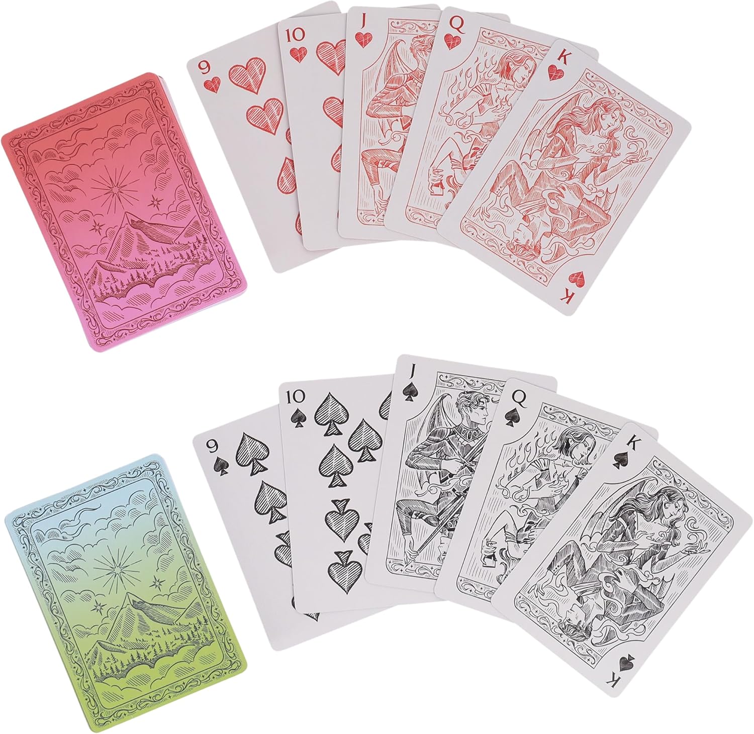 A Court of Thorns and Roses Official Playing Card Set (Night Court ...